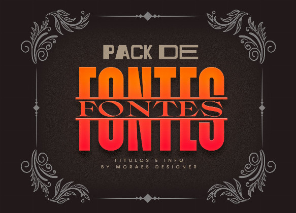 Pack de 50 Fontes Free para Flyer ideal para Titulos | Moraes Designer